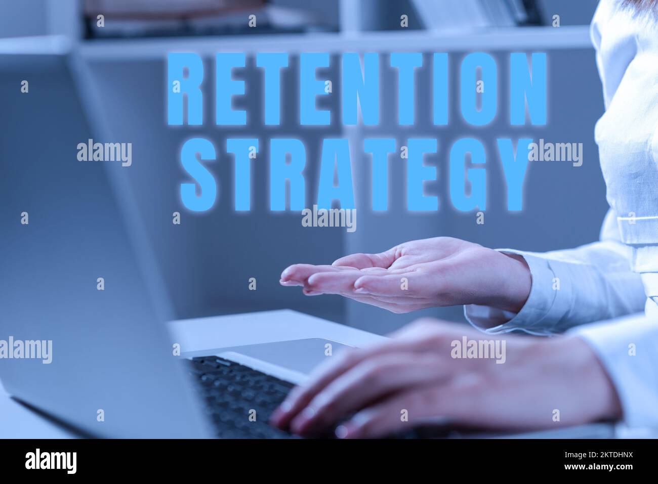 Text showing inspiration Retention Strategy, Business concept ...