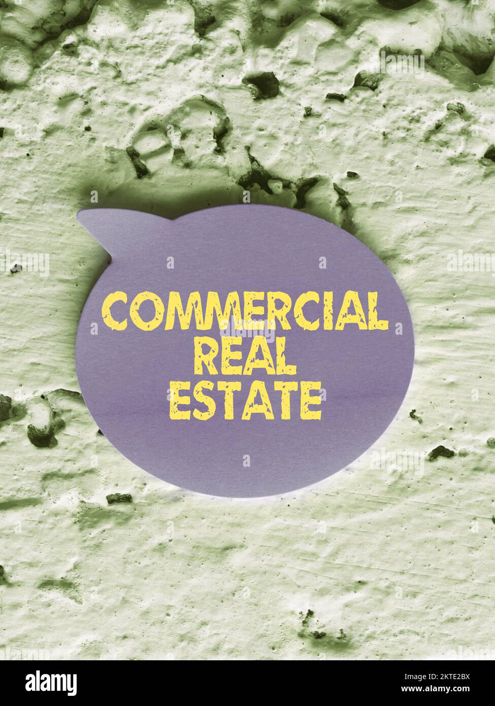 Conceptual caption Commercial Real Estate, Concept meaning Income ...