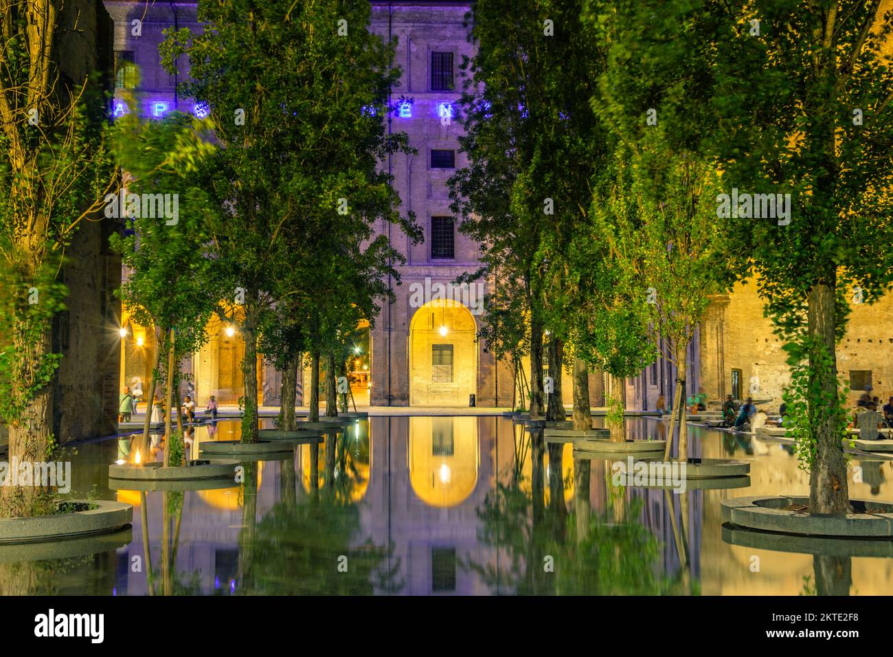 View of Palazzo della Pilotta - 16th-century palace complex in ...