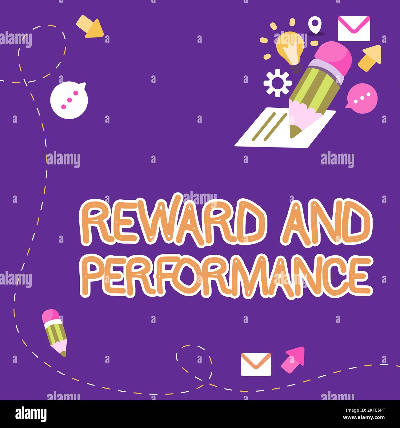 Sign displaying Reward And Performance, Business concept Given in ...