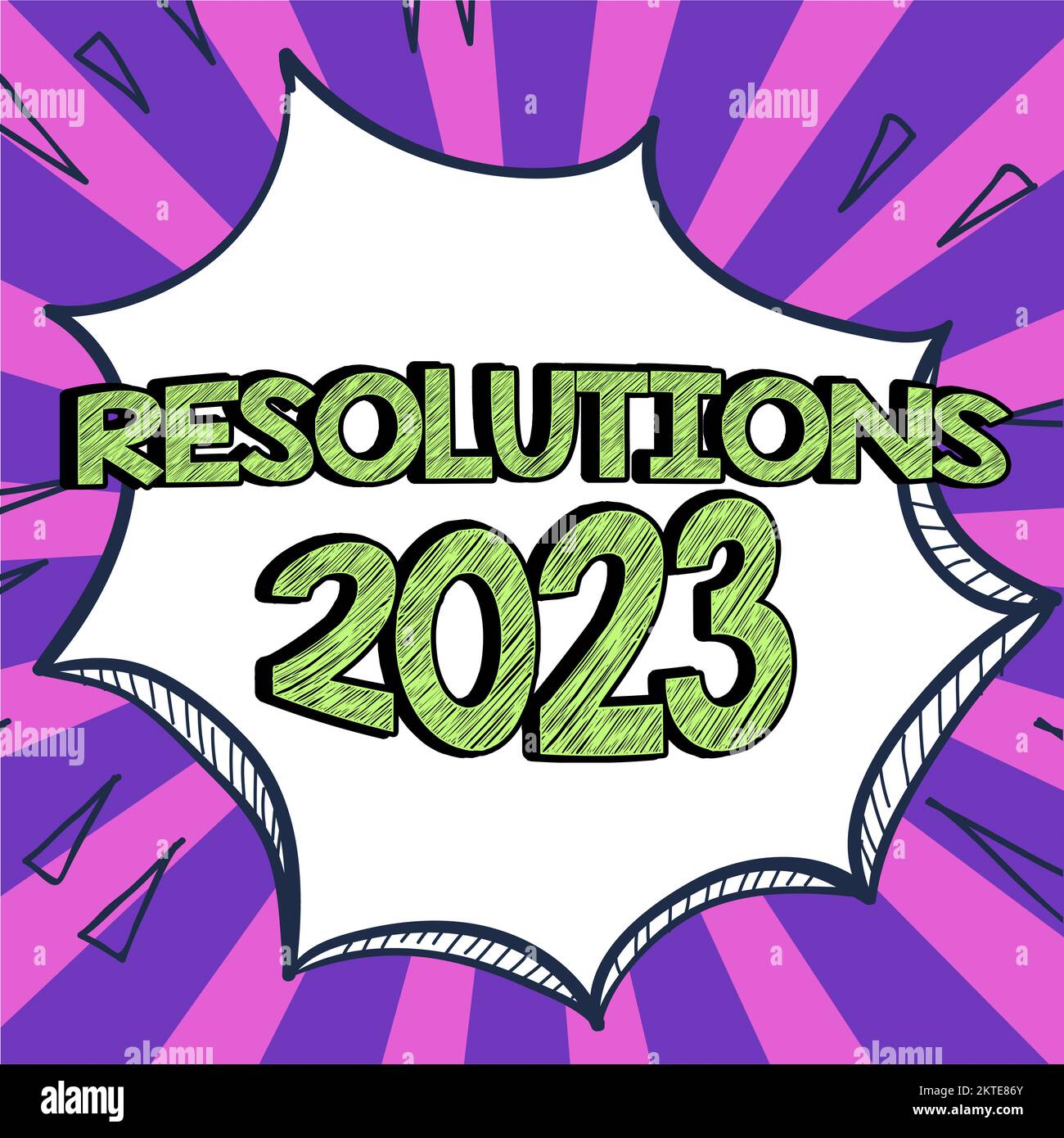 Conceptual display Resolutions 2023, Concept meaning list of things ...