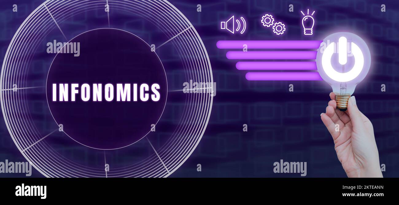 Handwriting text Infonomics, Conceptual photo visual image used to ...