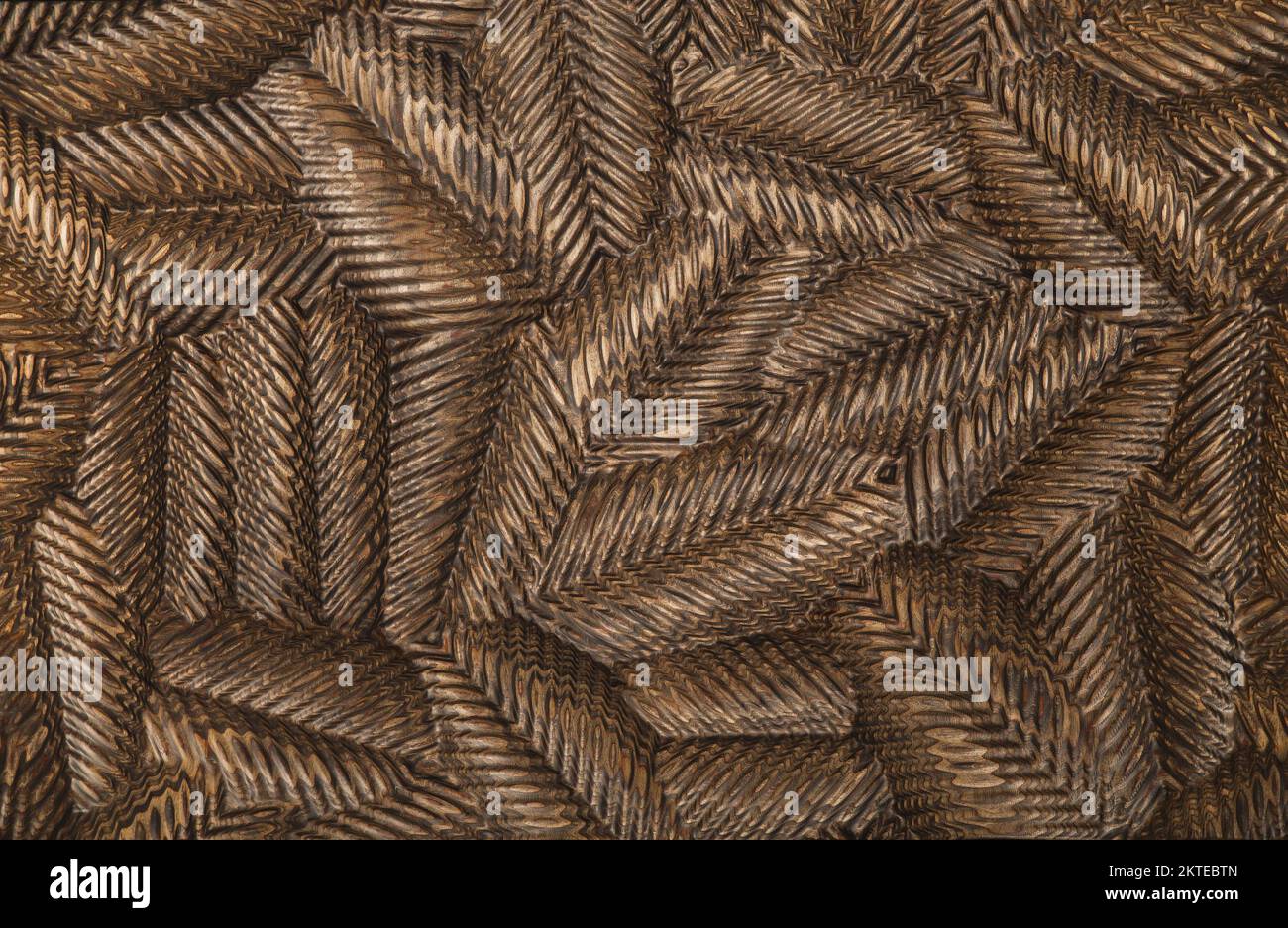 Wood patterned background carved on the cnc machine Stock Photo - Alamy