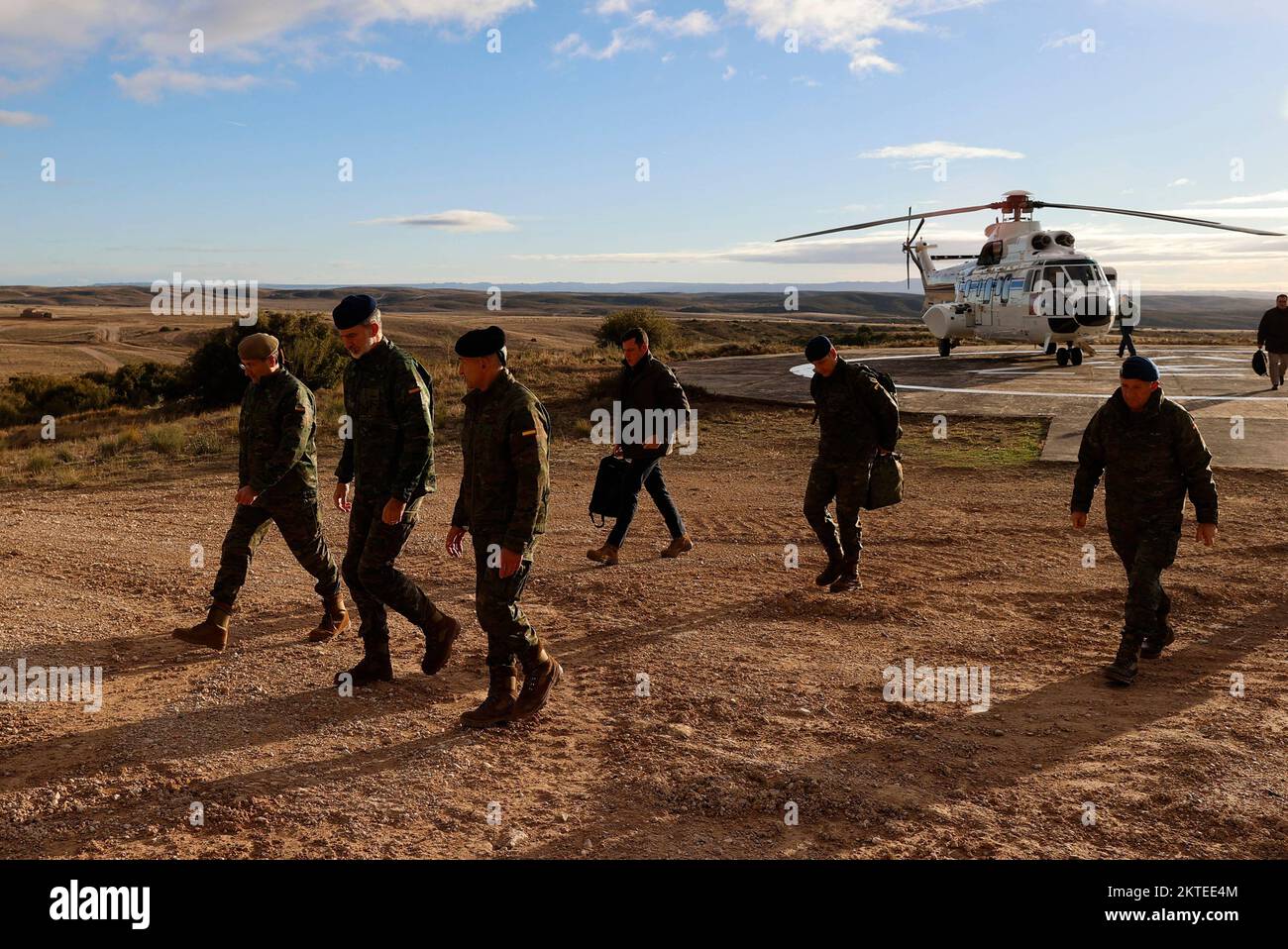 Zaragoza, Spain. 29th Nov, 2022. King Felipe Vi attends the INTEVAL-22 ...