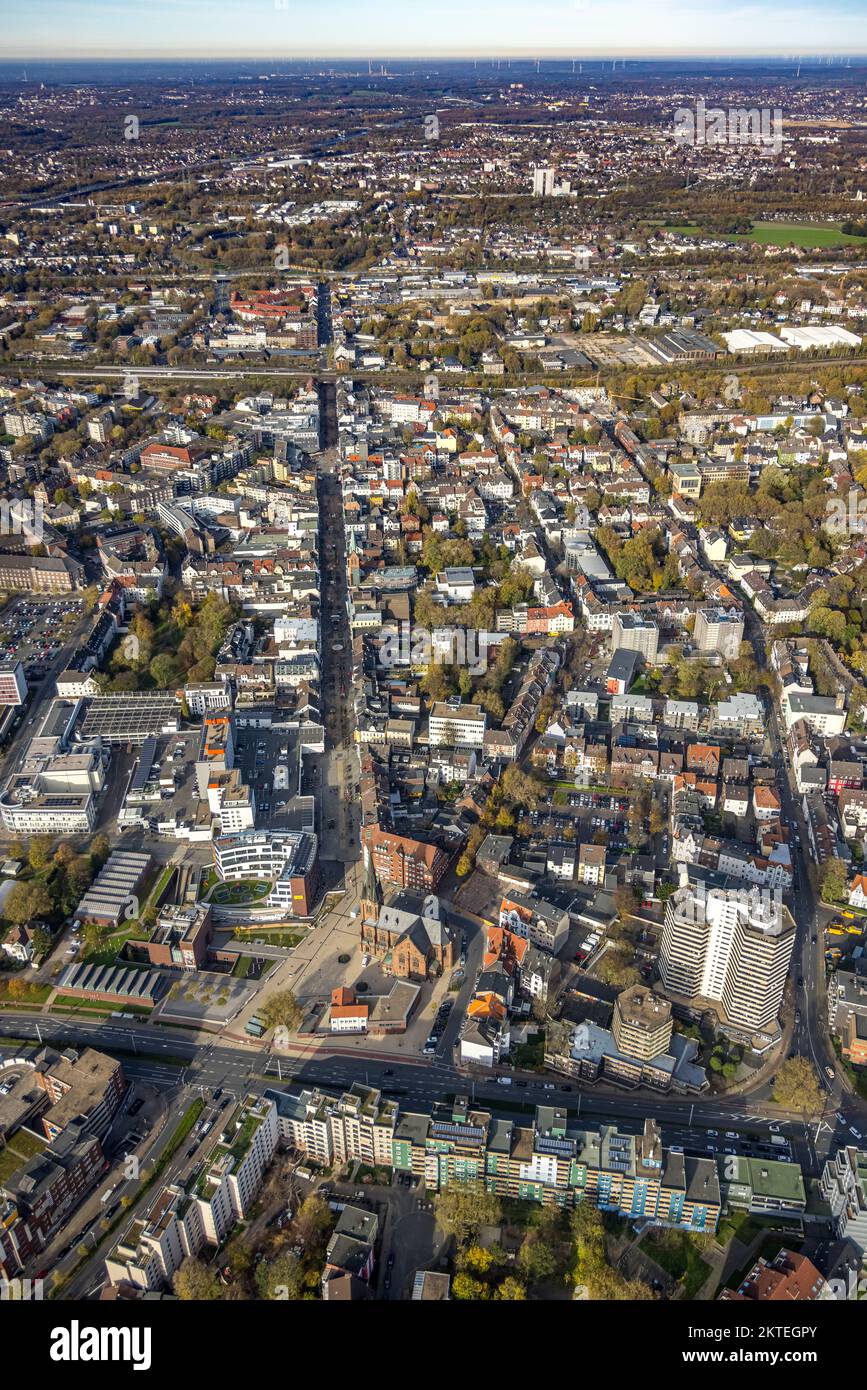Aerial view, city view, Europaplatz, LWL-Museum für Archäologie ...