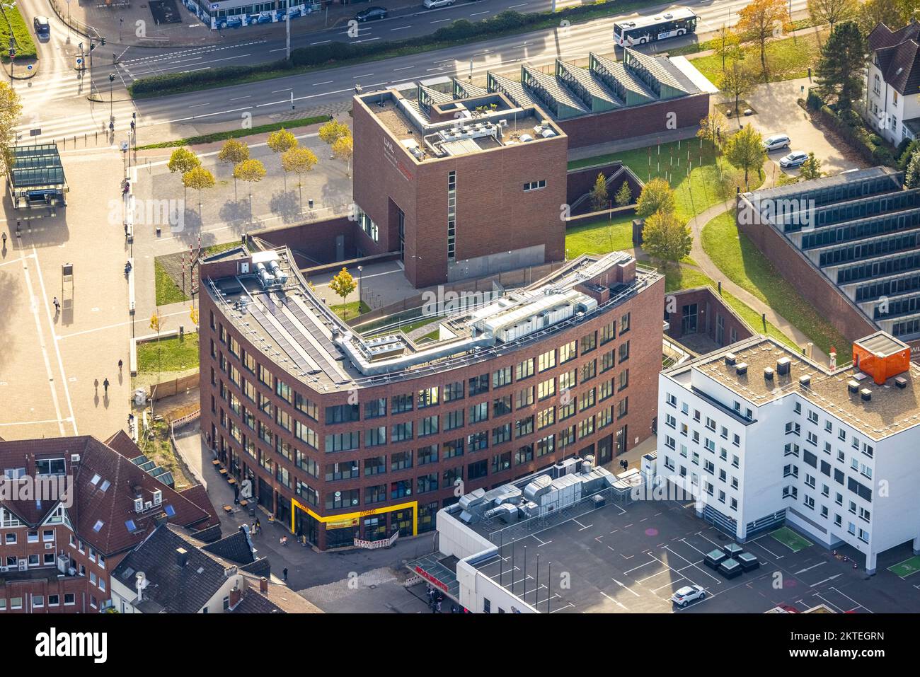 Aerial view, Europaplatz, LWL Museum of Archaeology - Westphalian State ...