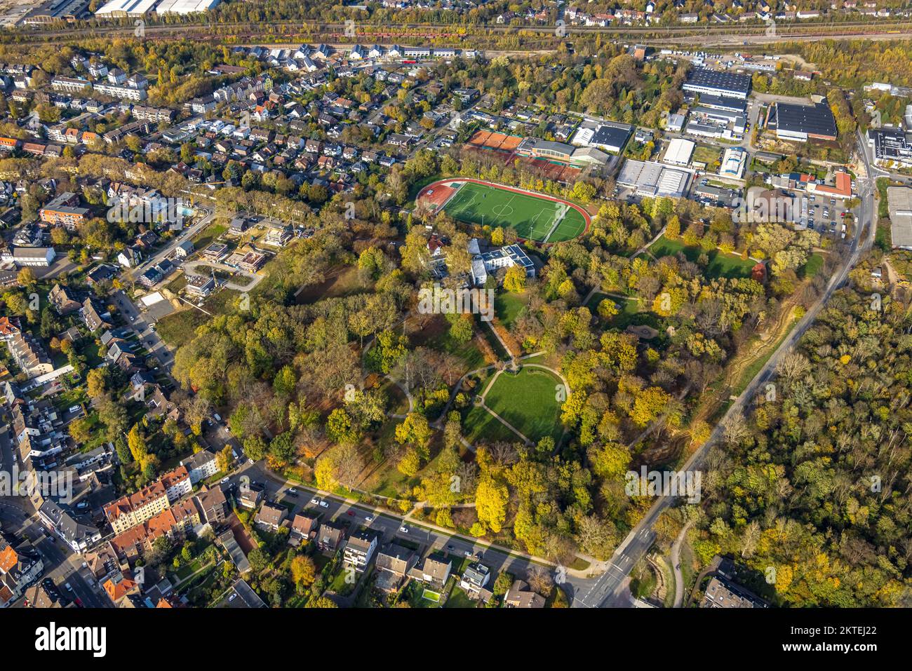 Herne city garden with park hotel hi-res stock photography and images ...