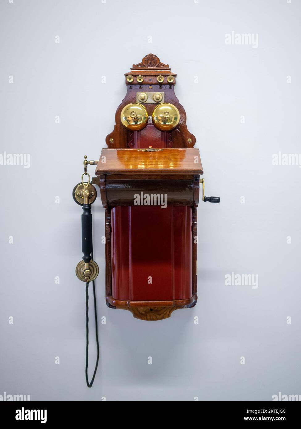 1913 wall phone model Ericsson AB590, from the collection of the ...