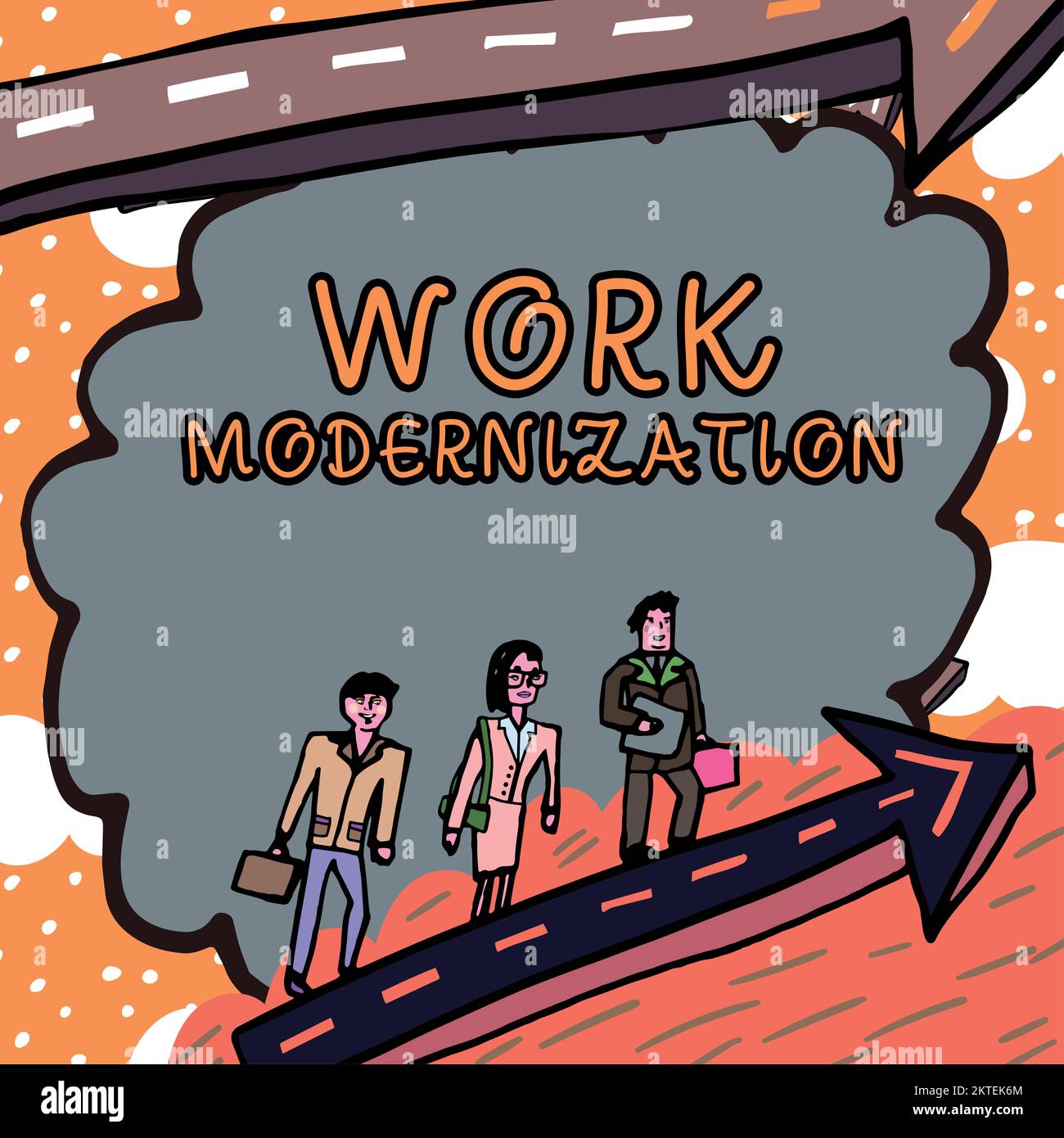 Writing displaying text Work Modernization, Business idea changing ... Writing displaying text Work Modernization, Business idea changing ...