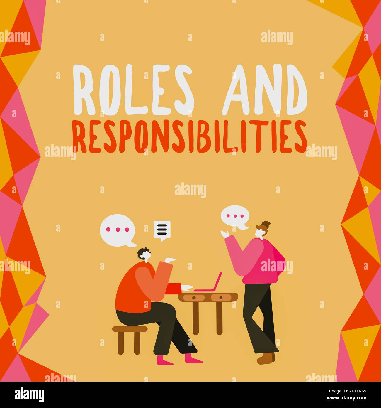 Sign displaying Roles And Responsibilities, Business approach Business ...