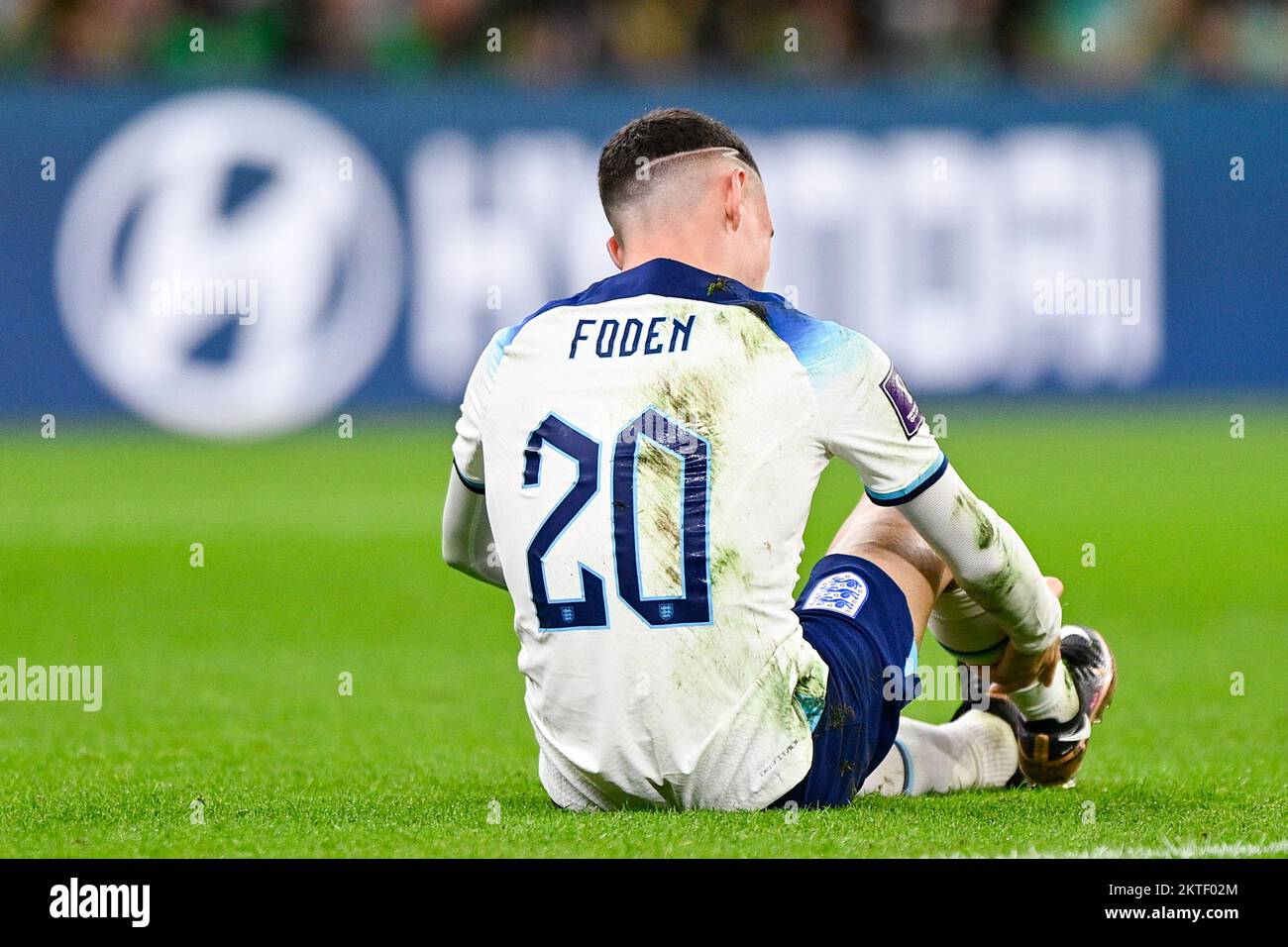 DOHA, QATAR - NOVEMBER 29: Phil Foden of England during the Group B ...