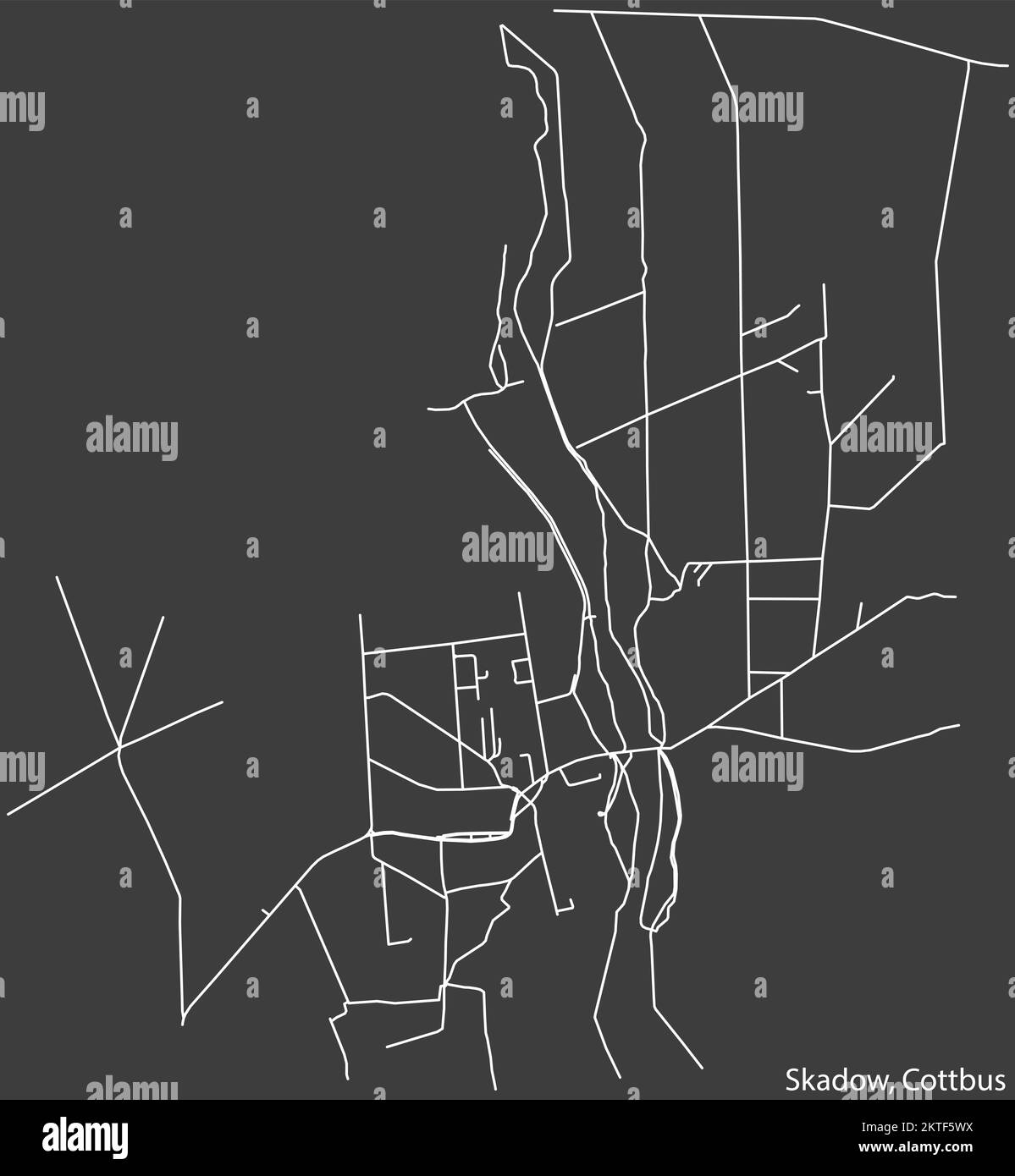 Cottbus map Stock Vector Images - Alamy