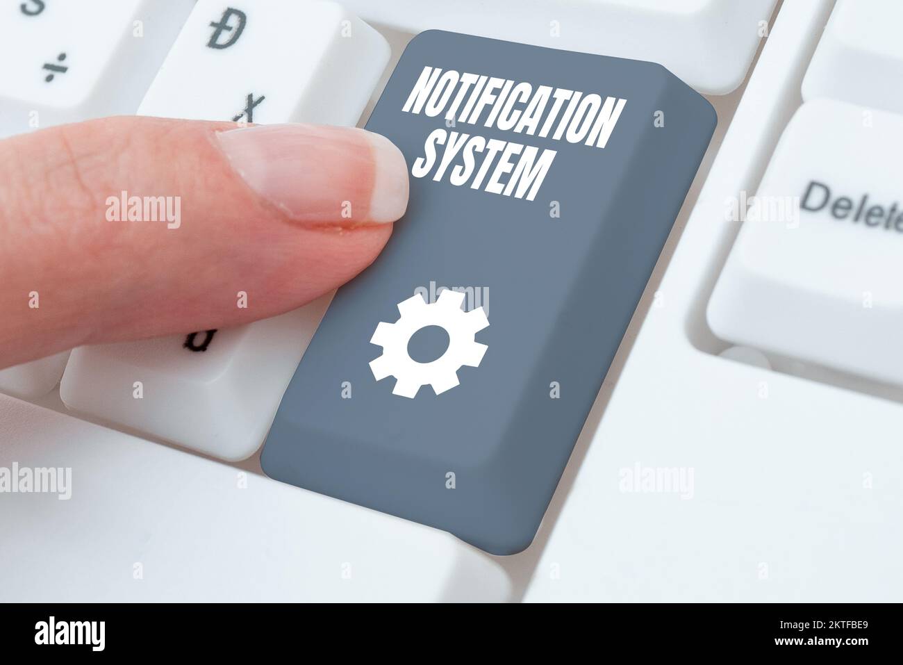 Conceptual display Notification System, Concept meaning Do not forget ...