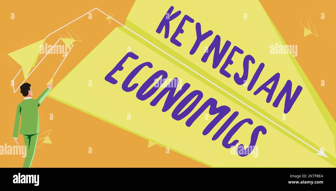 Conceptual display Keynesian Economics, Conceptual photo monetary and ...