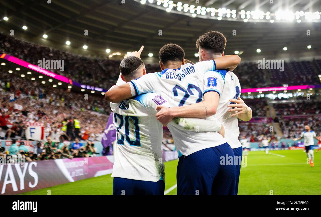 Doha, Qatar. 29th Nov, 2022. Goal celebration: Phil Foden (England ...