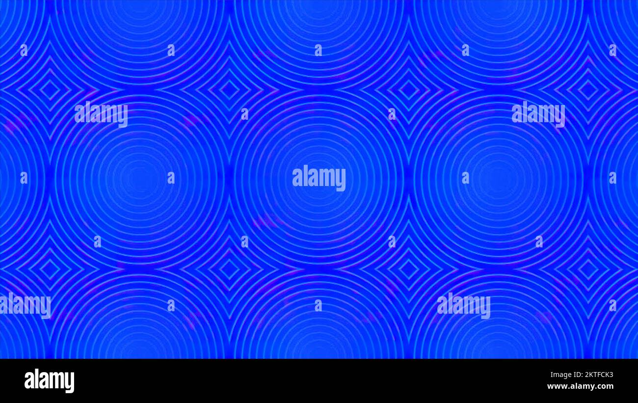 Hypnotic pattern background with vibrating circles. Motion. Psychedelic ...