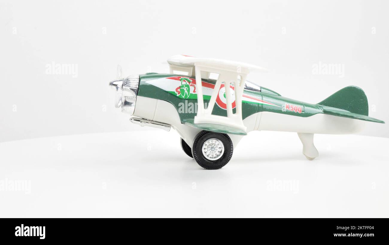 Men's or unisex blue suede autumn boot, high lacing, on a white ...