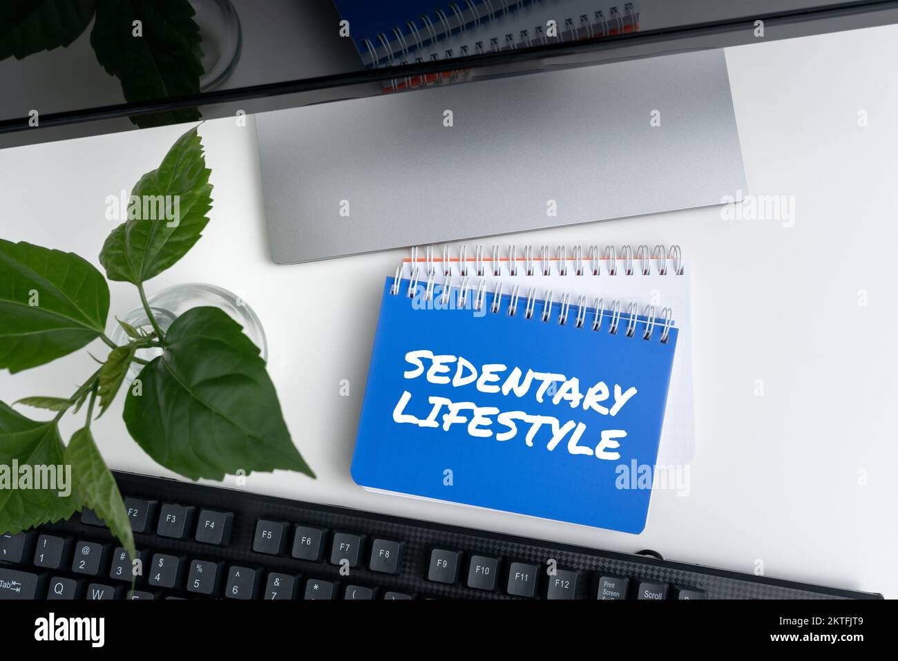 Text caption presenting Sedentary Lifestyle, Internet Concept ways and ...