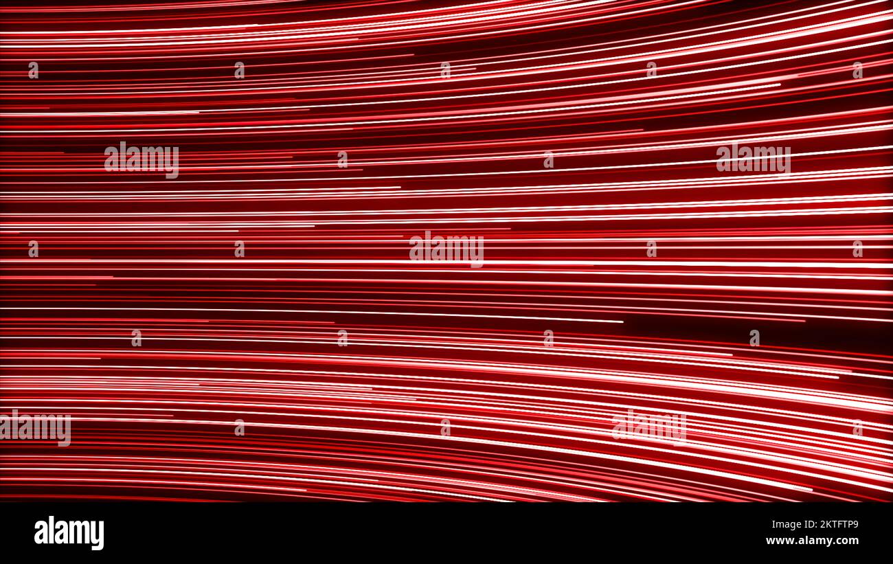 Animation of moving lines in curved stream. Motion. Beautiful curved ...