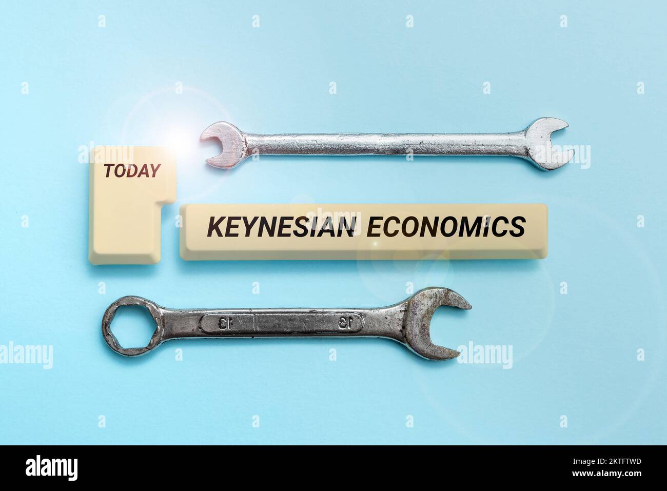 Sign displaying Keynesian Economics, Internet Concept monetary and ...