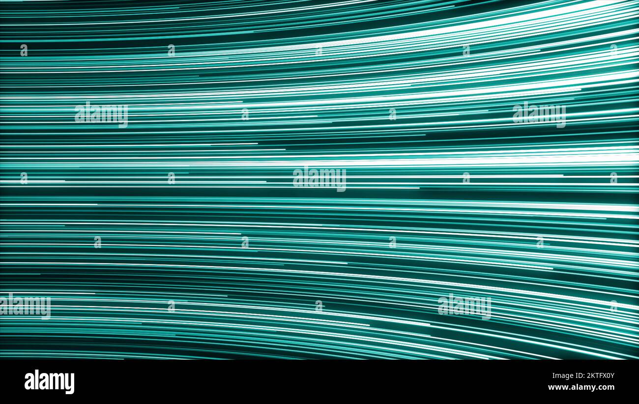 Animation of moving lines in curved stream. Motion. Beautiful curved ...