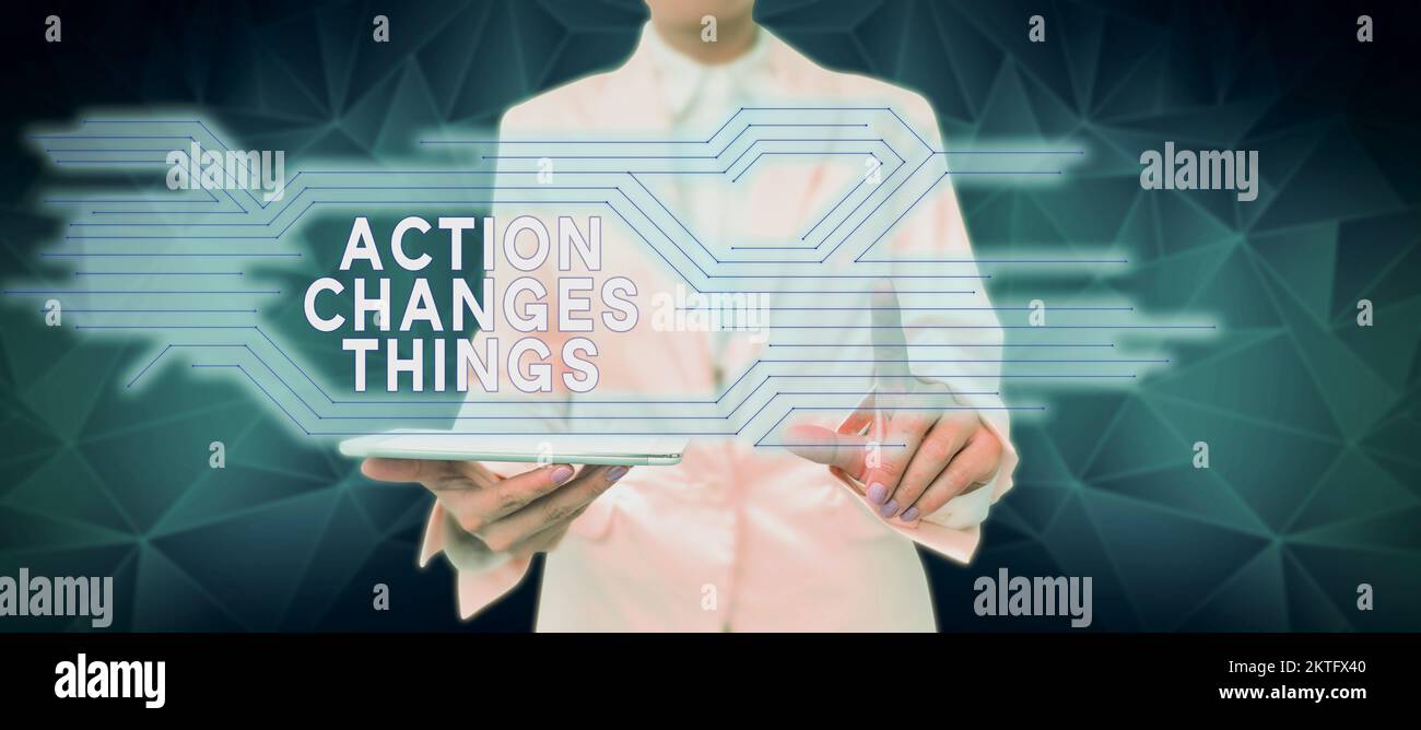Conceptual display Action Changes Things, Concept meaning doing ...