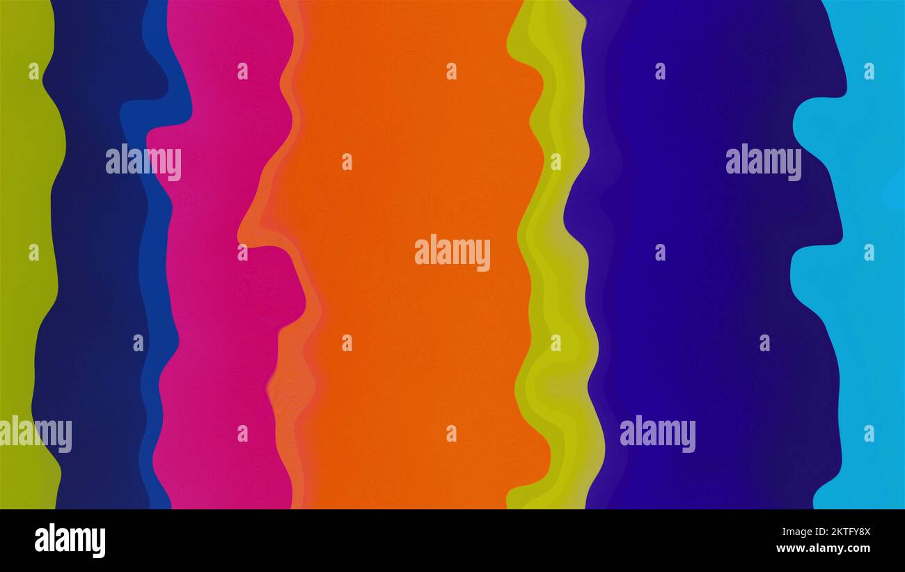 Digital animation colorful abstract shapes hi-res stock photography and ...