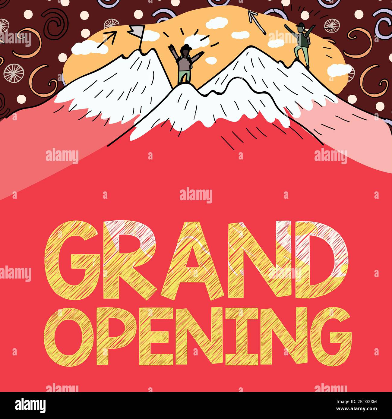 Sign displaying Grand Opening, Business showcase Ribbon Cutting New ...