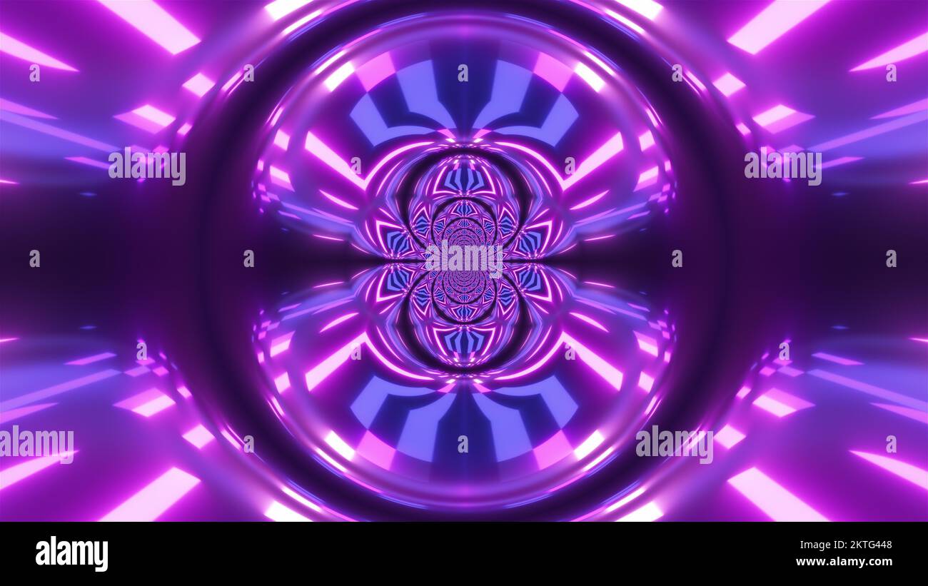 Neon lights. Computer generated 3d render Stock Photo - Alamy