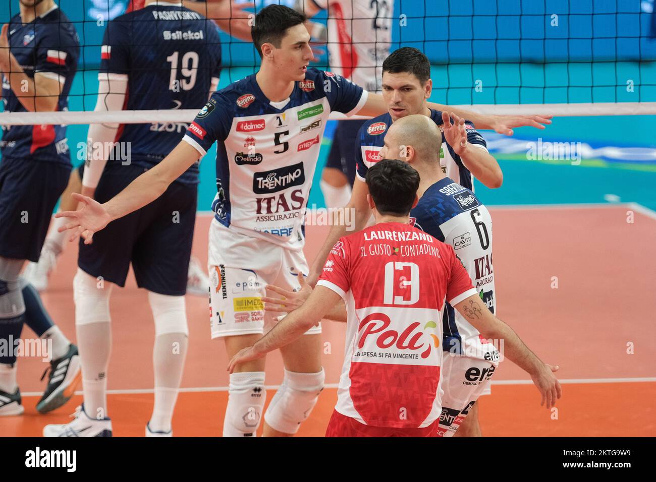 Trento, Italy 29/11/2022, BLM Group Arena, Trento, Italy, November 29 ...