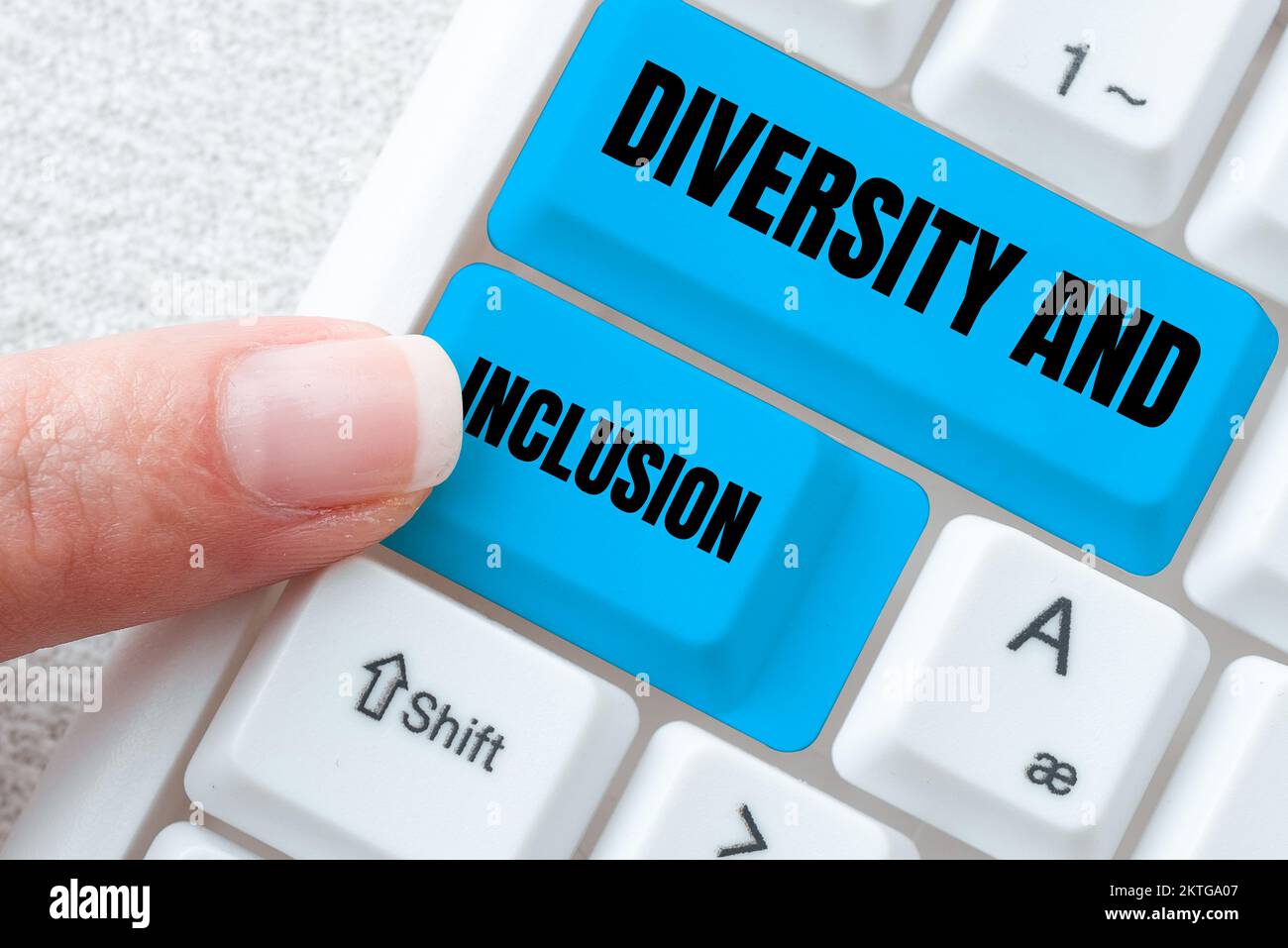 Text caption presenting Diversity And Inclusion, Concept meaning range ...