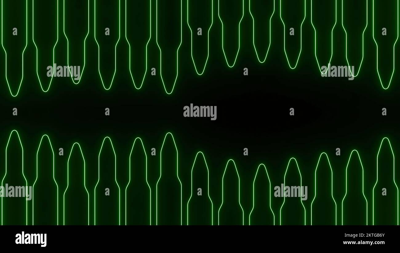 Linear pattern with sharp ends. Design. Double pattern moves on top of ...