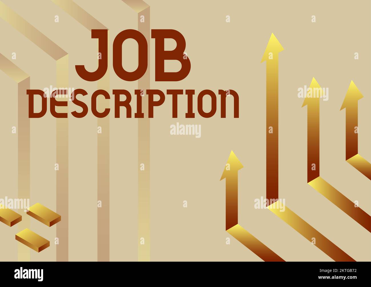 Text caption presenting Job Description, Concept meaning A document ...