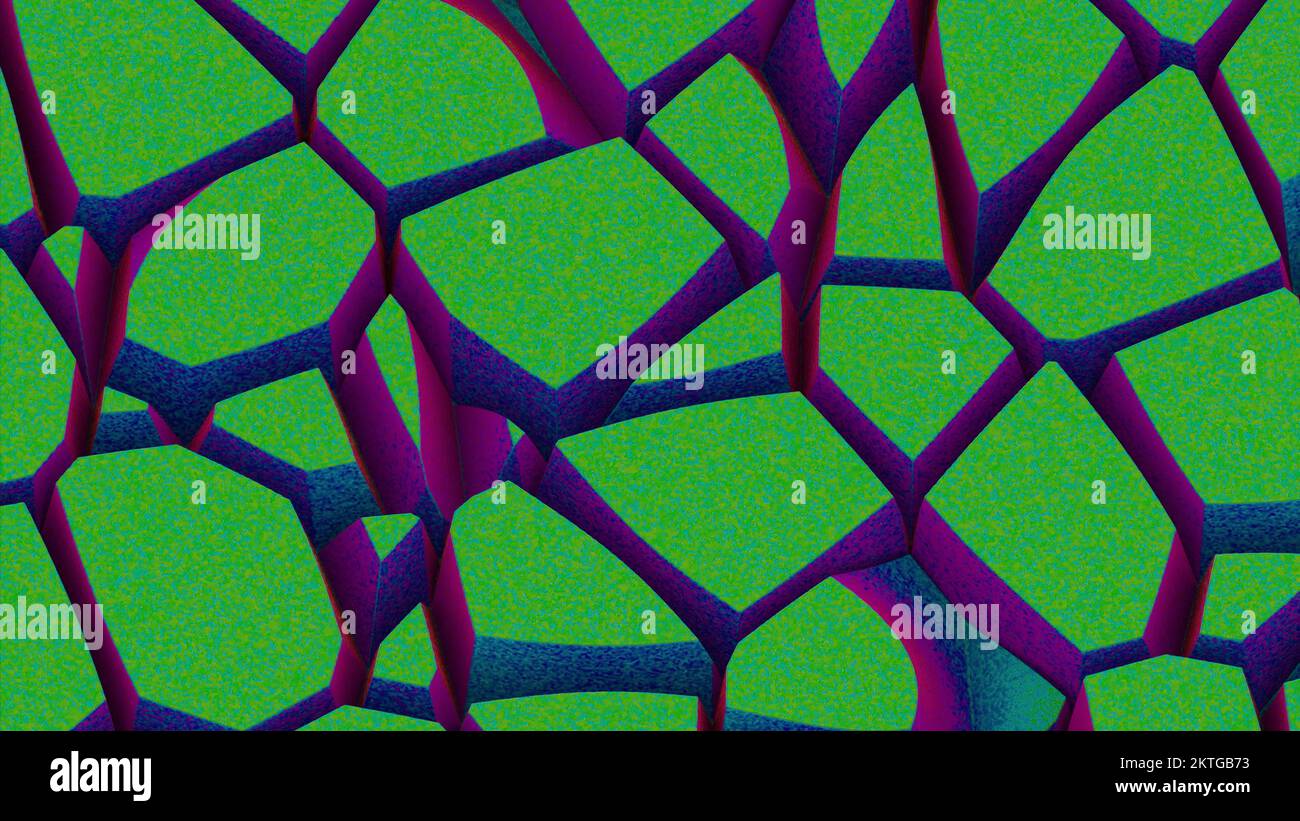 Psychedelic color lines polygons hi-res stock photography and images - Alamy