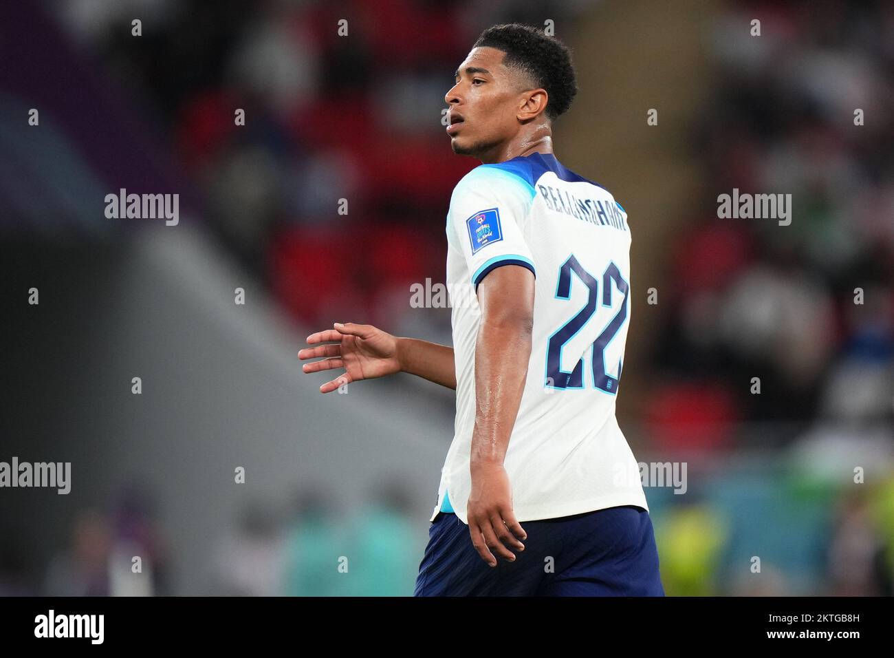 Jude Bellingham of England during the FIFA World Cup Qatar 2022 match ...