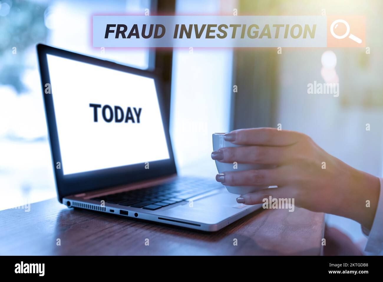 Handwriting text Fraud Investigation, Conceptual photo process of ...