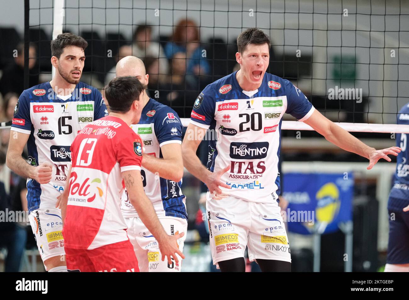 Trento, Italy 29/11/2022, BLM Group Arena, Trento, Italy, November 29 ...