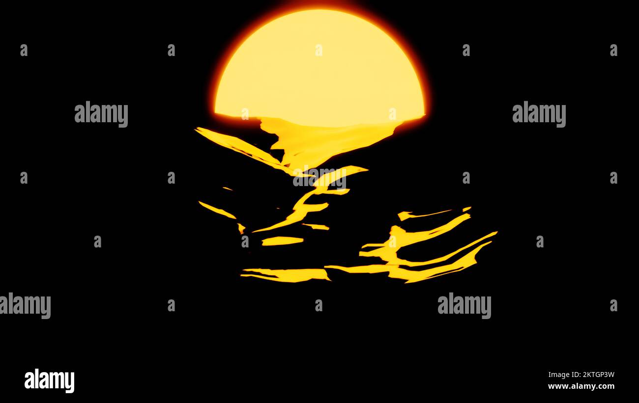 Colorful red sun disk time hi-res stock photography and images - Alamy