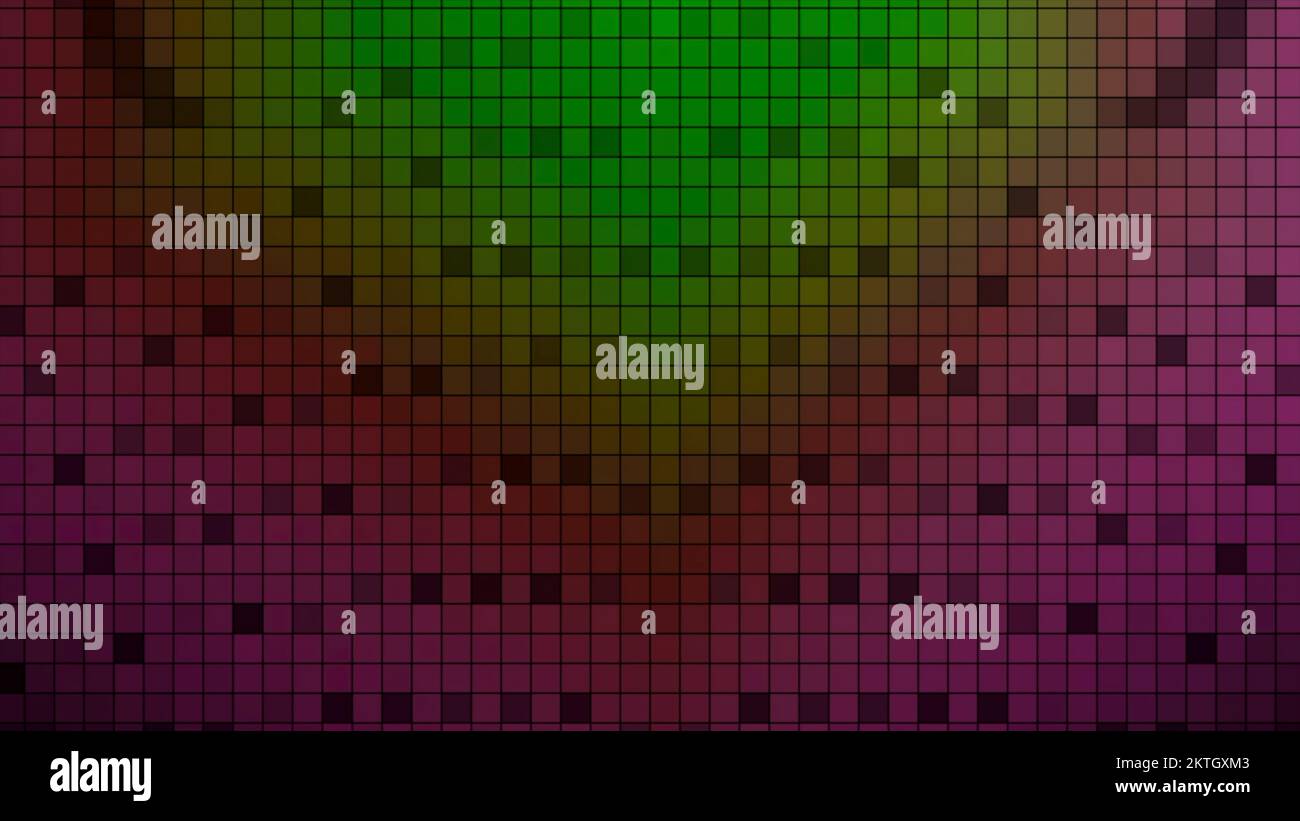 Pixel animation pattern with distortions. Motion. Electronic image made ...