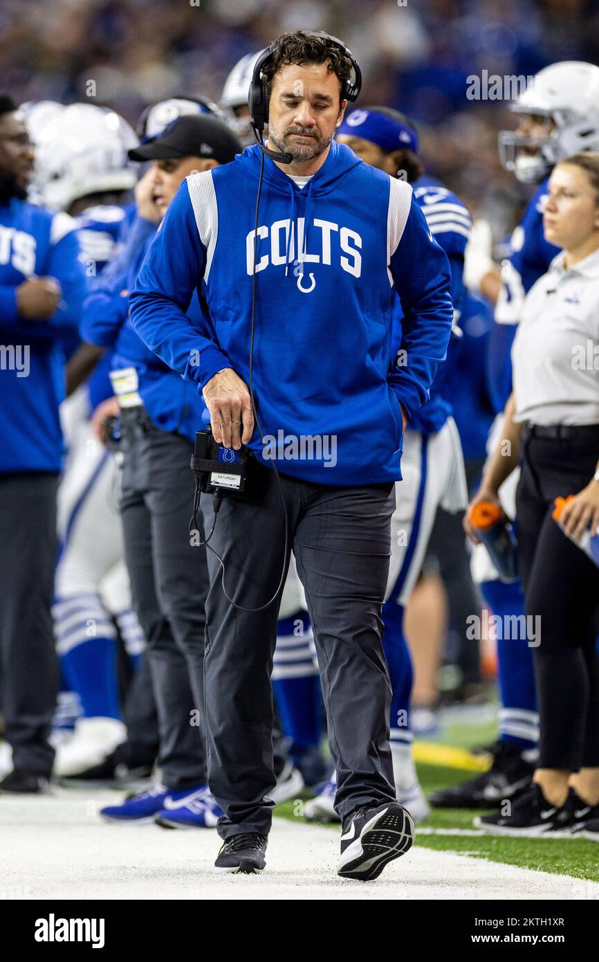 Indianapolis, Indiana, USA. 28th Nov, 2022. Indianapolis Colts interim ...