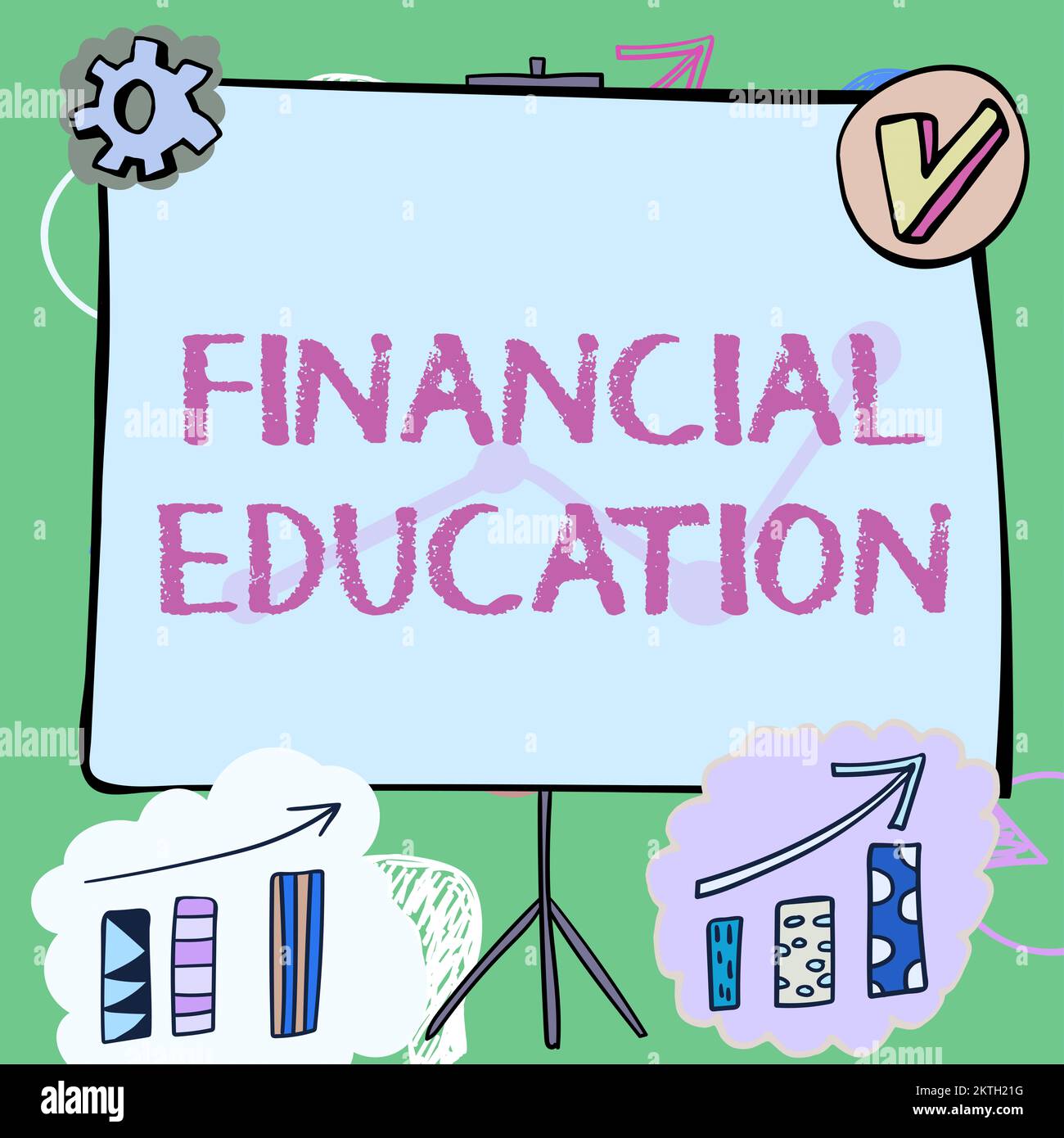 Inspiration showing sign Financial Education, Word Written on ...