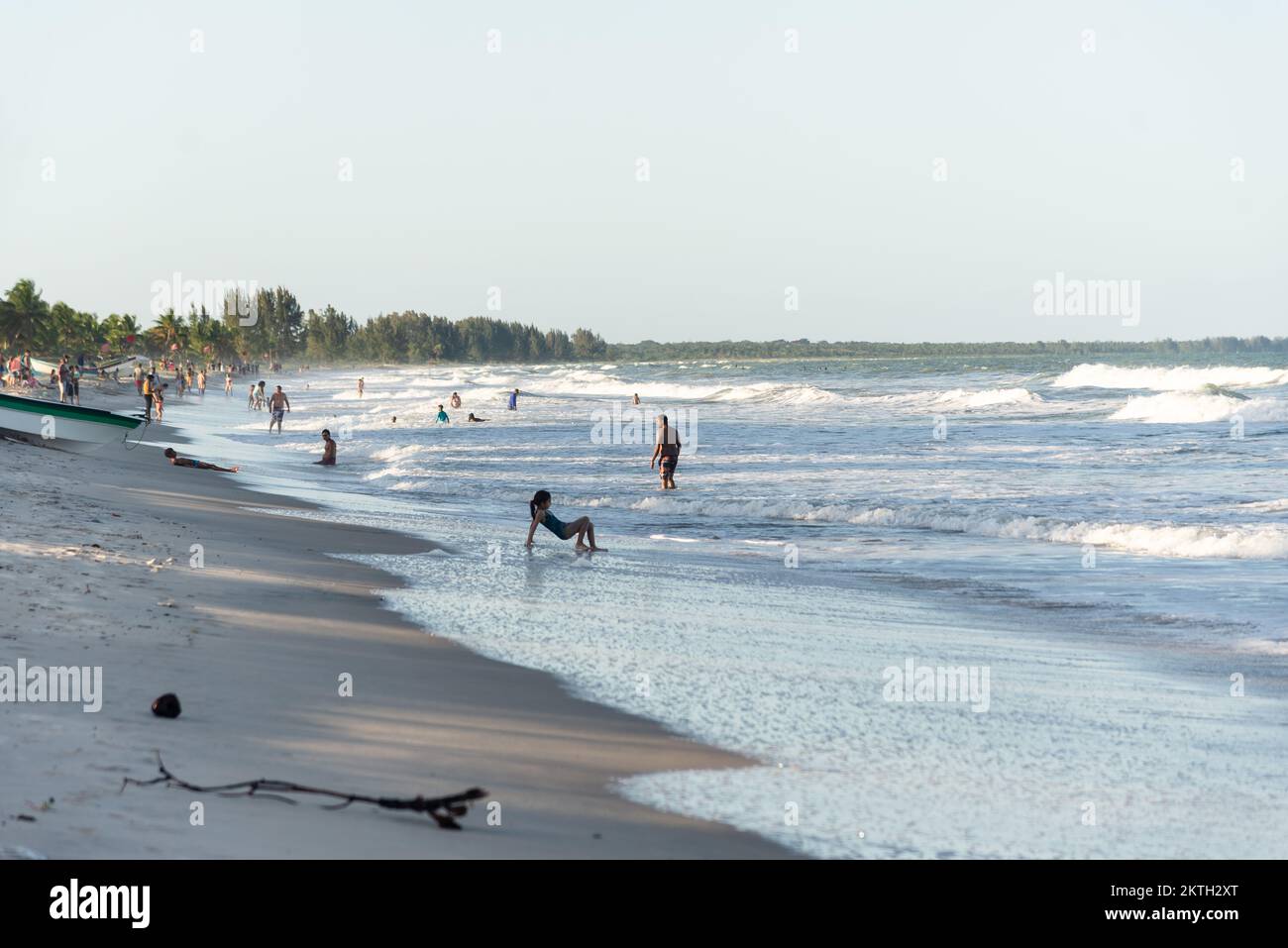 Valenca, Bahia, Brazil - September 10, 2022: People walking on the sand ...