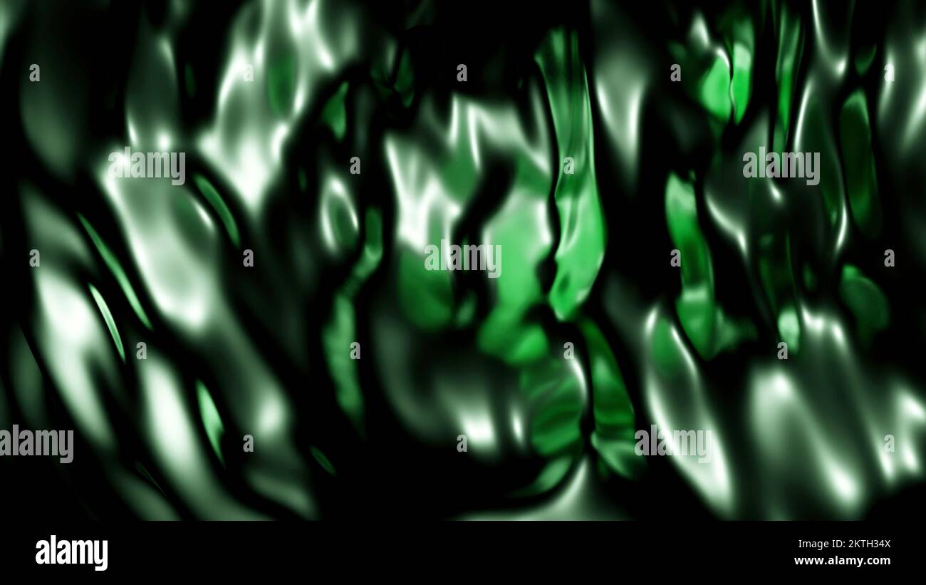 Abstract fluid metal liquid texture dark background. Design. Molten ...