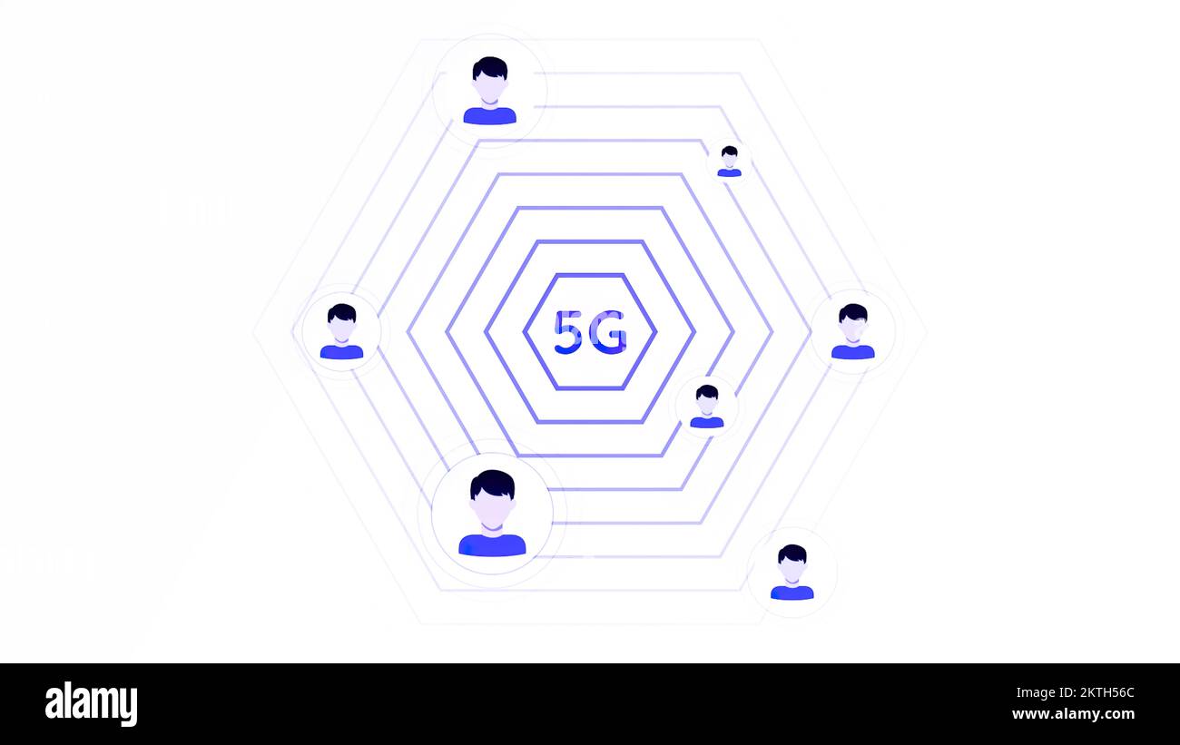 Animation with internet icon and moving rings. Motion. Internet icon ...