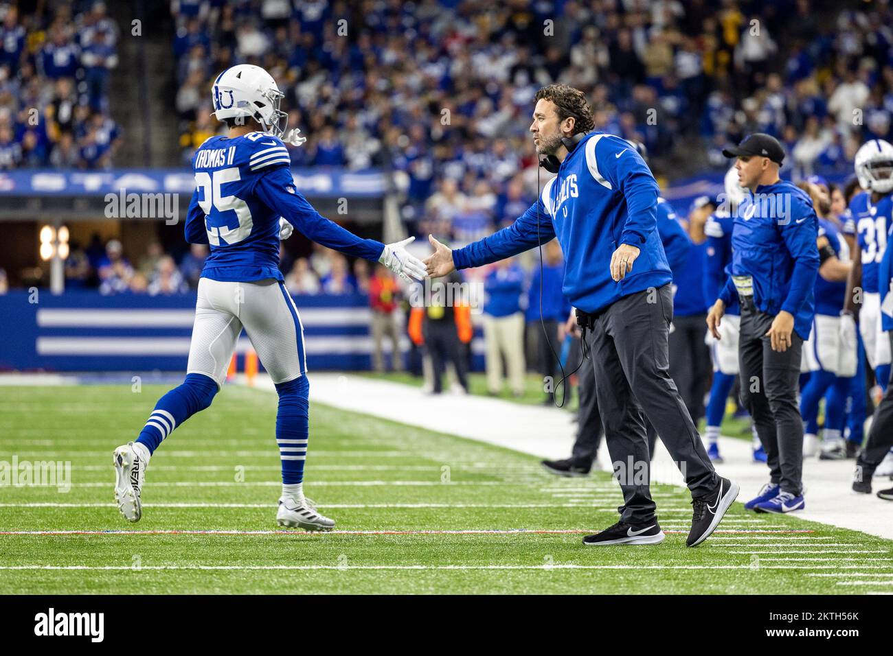 Indianapolis, Indiana, USA. 28th Nov, 2022. Indianapolis Colts interim ...