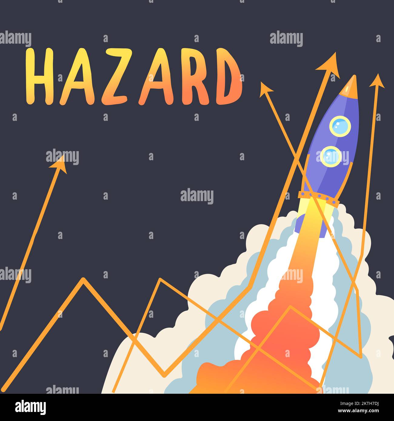 Text showing inspiration Hazard, Concept meaning account or statement ...