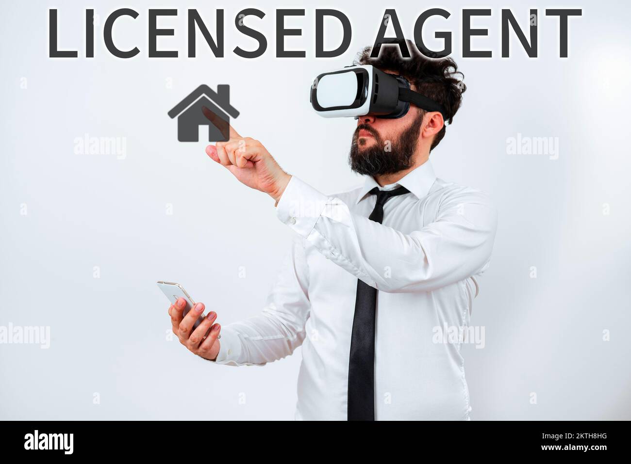 Hand writing sign Licensed Agent, Business idea Authorized and ...
