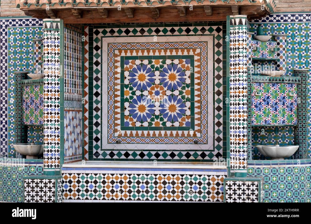 Beautiful Moorish tiles in Almeria,Spain Stock Photo - Alamy