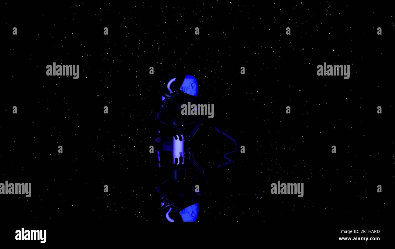 Black background with flying glowing white dust. Design. A bright ...