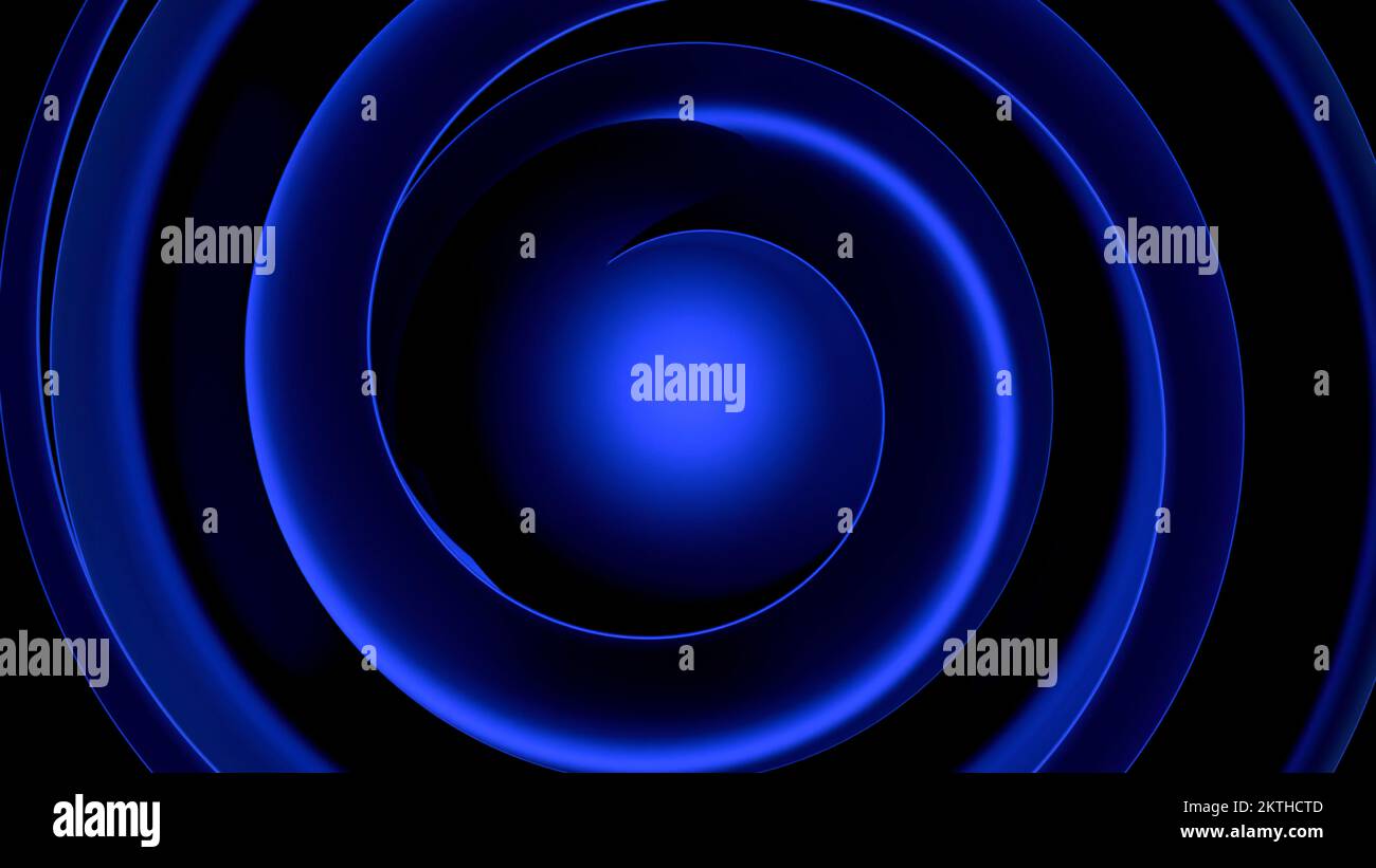 Blue Swirl Line Design